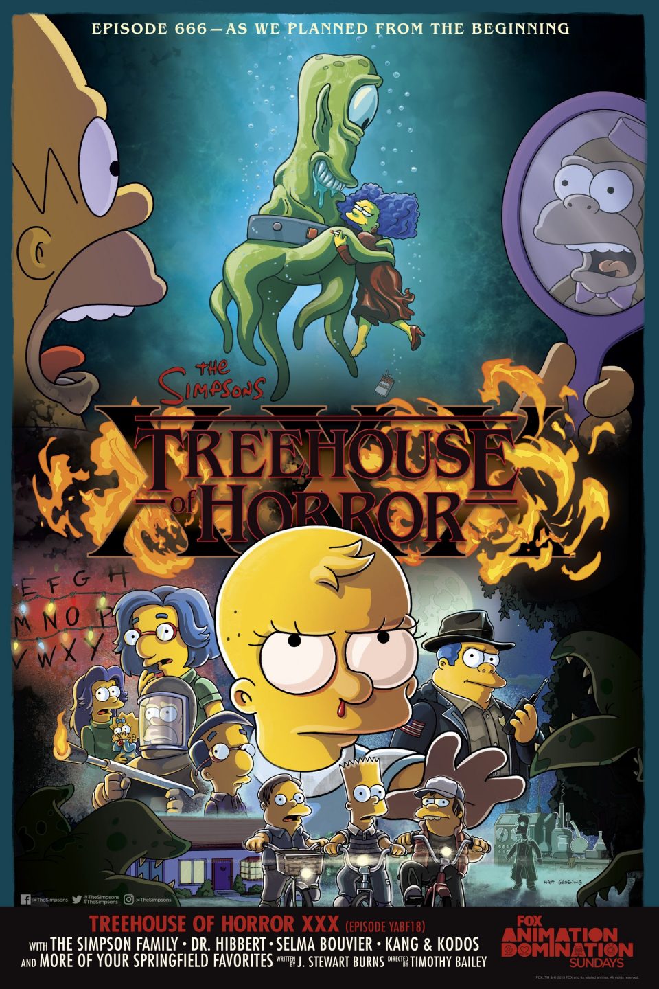 Stranger Things : les Simpson s'emparent de la série Netflix | Disneyphile