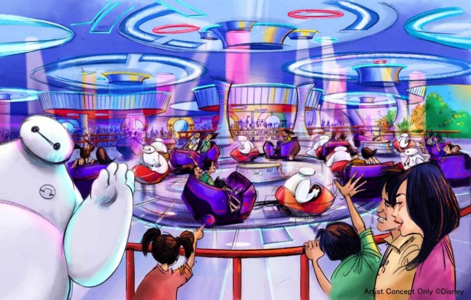 Premier aperçu de The Happy Ride with Baymax | Disneyphile