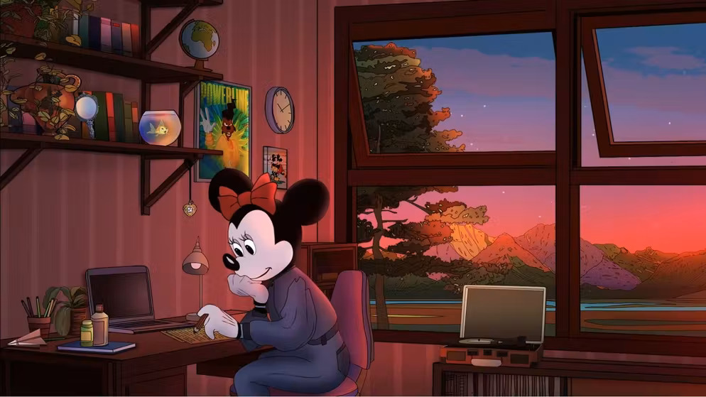 Walt Disney Records sort l'album numérique ‘Lofi Minnie : Focus ...