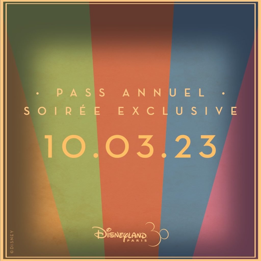 La prochaine soirée Pass Annuel se tiendra le 10 mars 2023 | Disneyphile