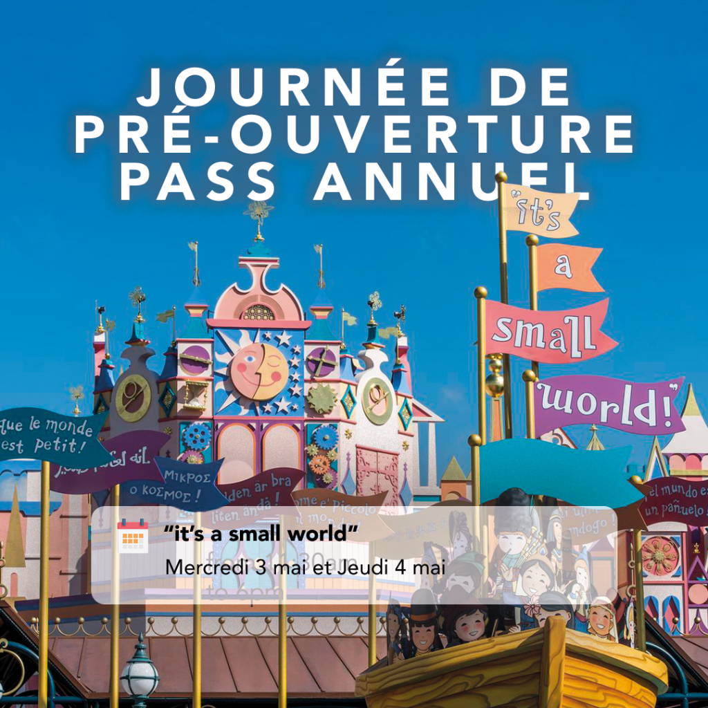 Disneyland Paris annonce la réouverture de "it's a small world ...