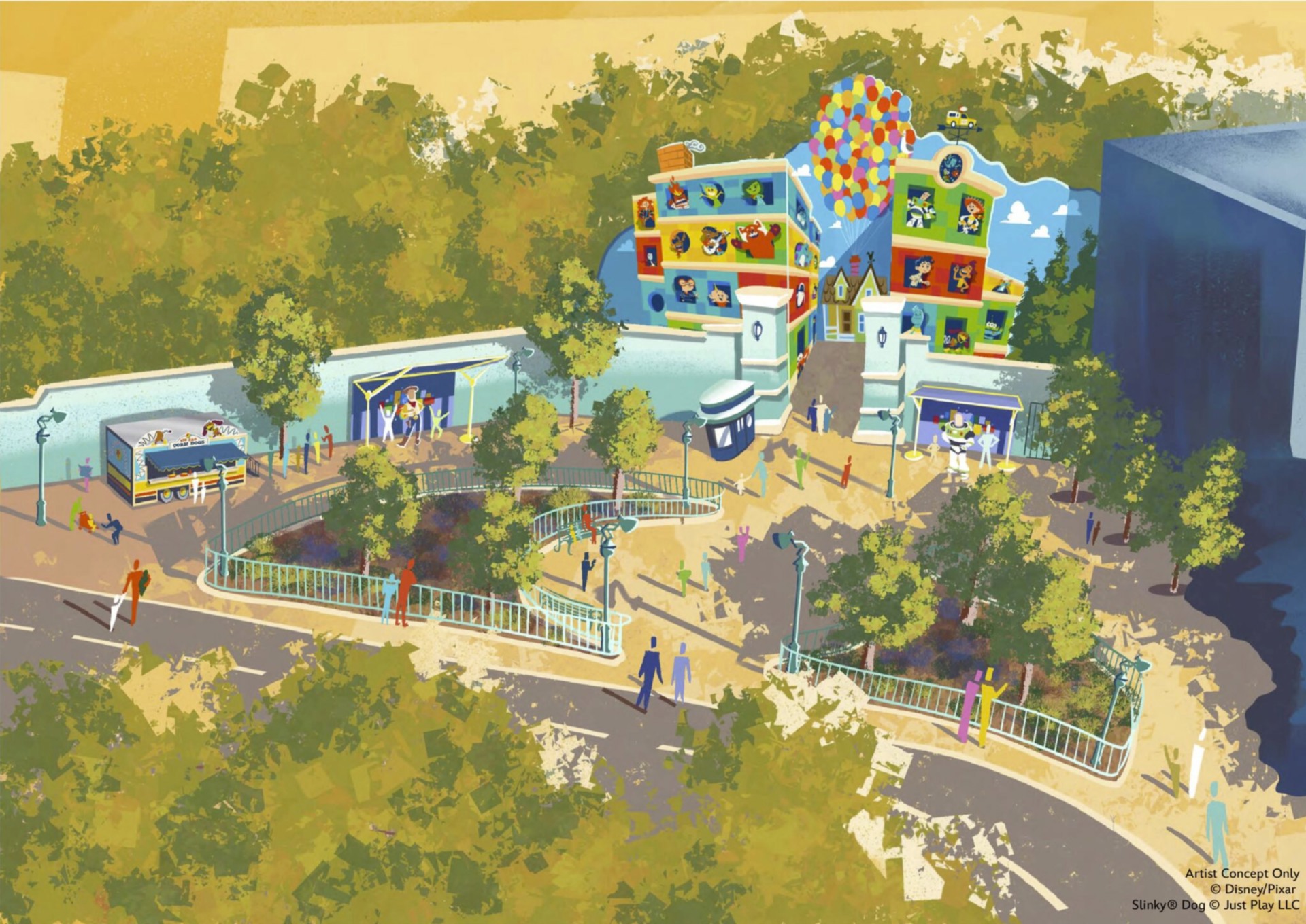 Le nouveau décor de Worlds of Pixar se dévoile | Disneyphile