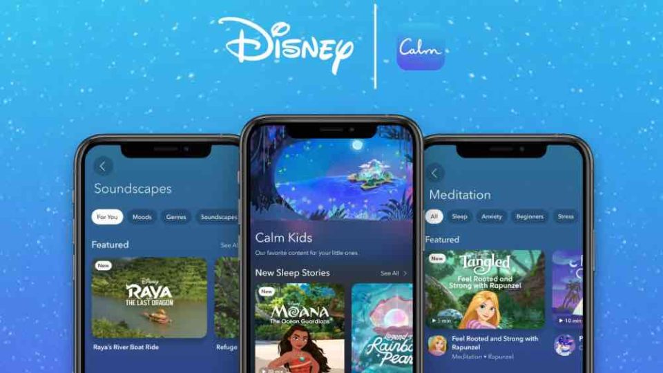 Calm et Disney s'associent pour des expériences de méditation royales ...