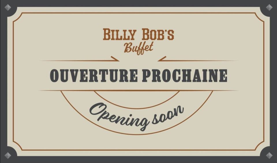 Disneyland Paris annonce l'ouverture du Billy Bob's Buffet à Disney ...