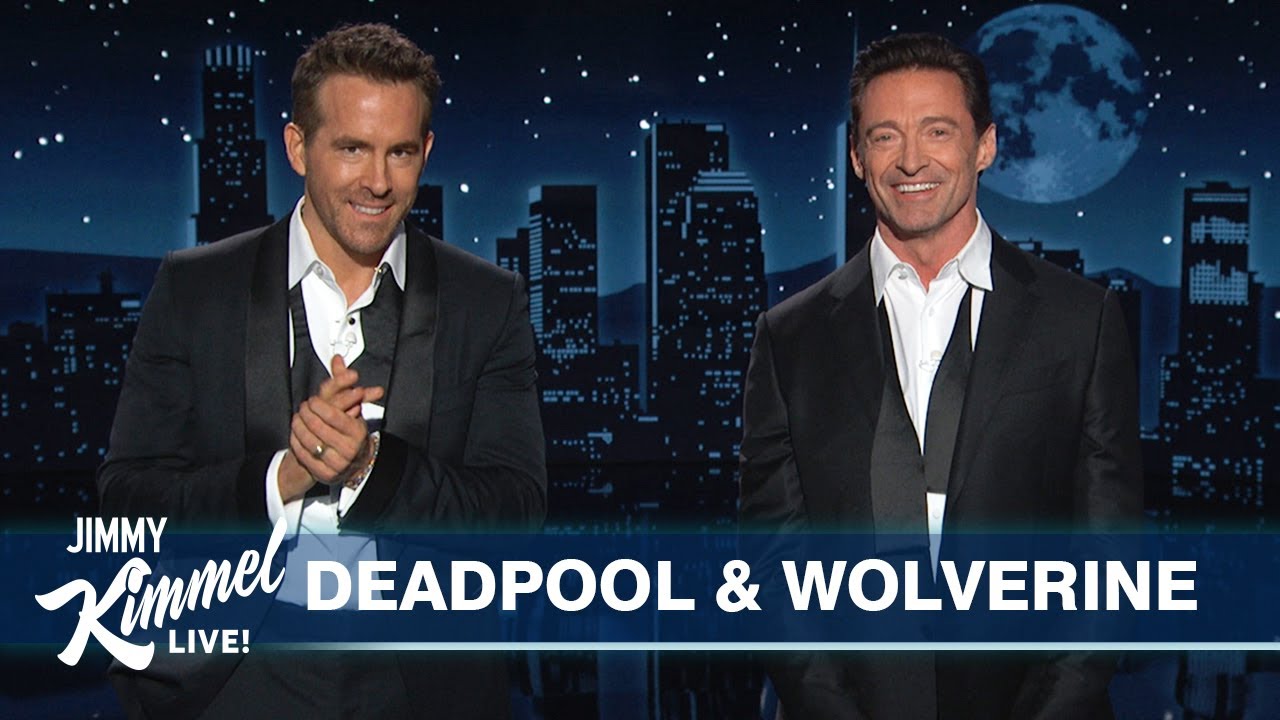Ryan Reynolds et Hugh Jackman électrisent le Jimmy Kimmel Live ...