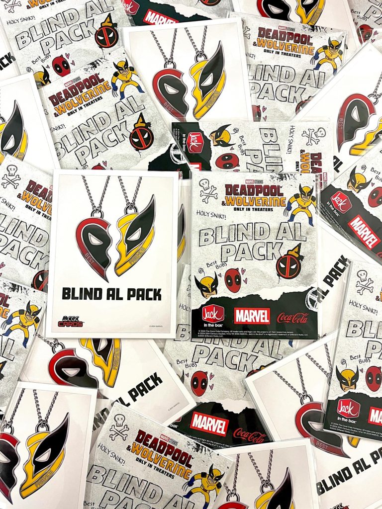 Des packs d'illustrations Blind Al « Deadpool & Wolverine » à la Comic ...