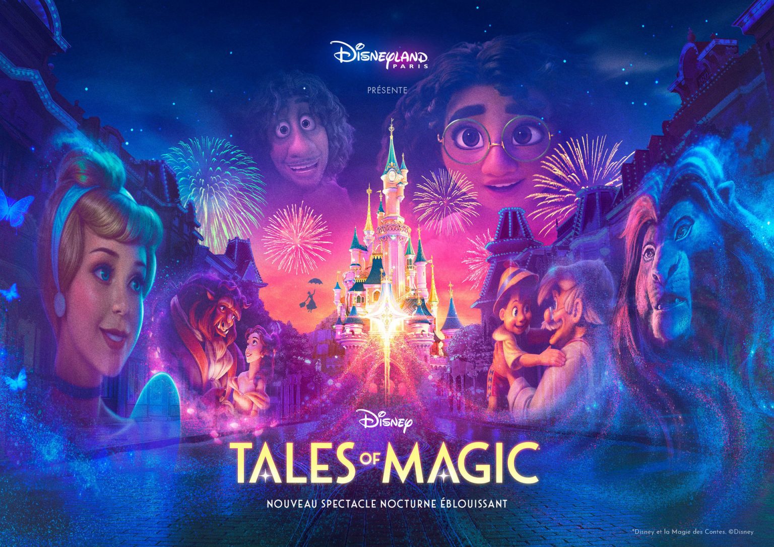 Le spectacle nocturne Disney Tales of Magic prend vie à Disneyland ...