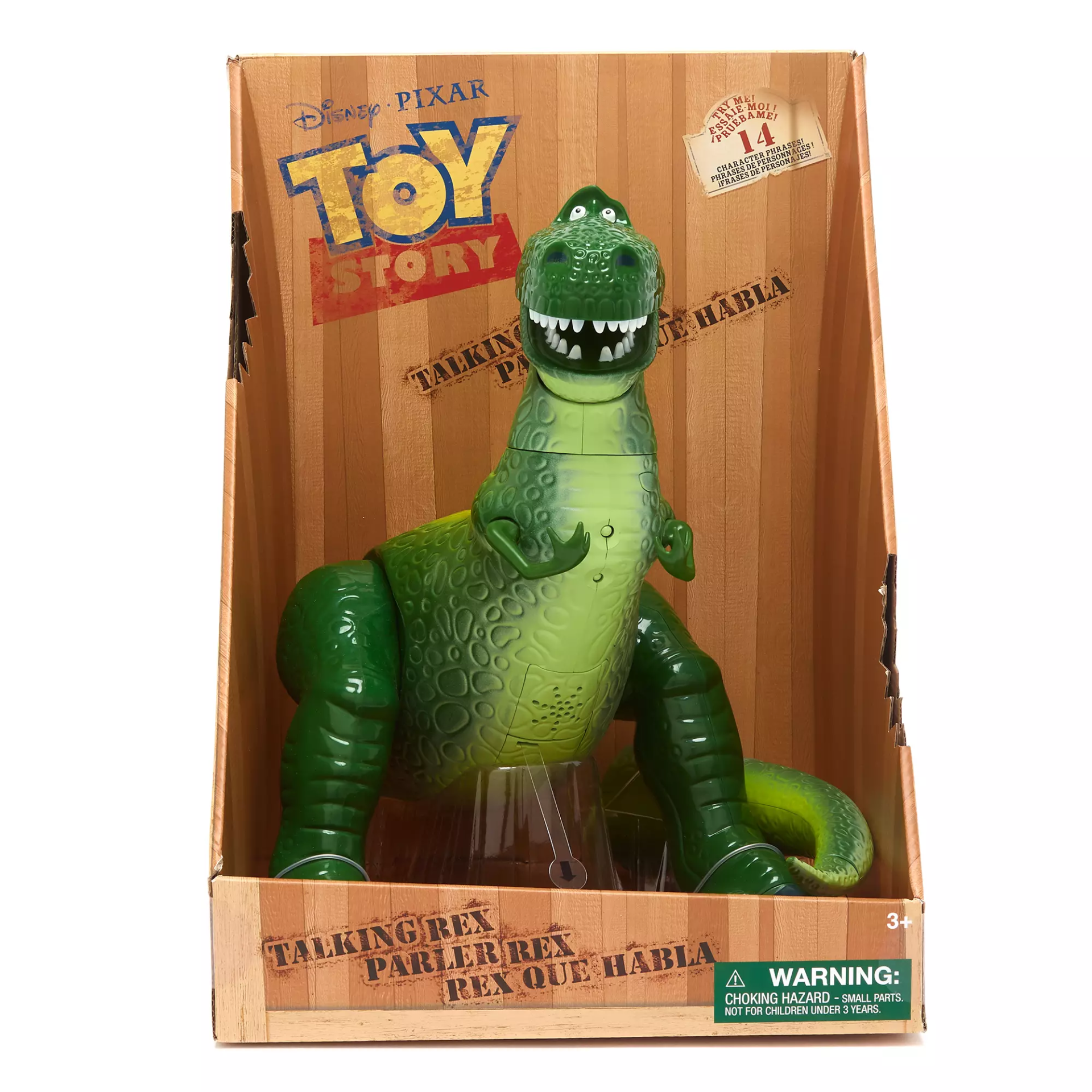 La figurine Rex articulée parlante disponible sur Disney Store ...