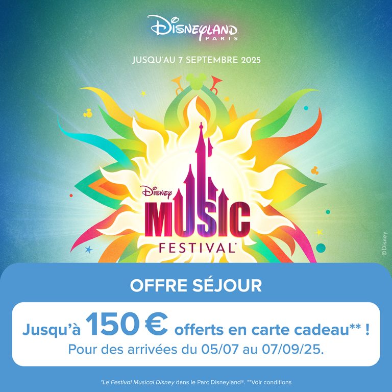 Recevez une carte cadeau de 150 € pour votre séjour à Disneyland Paris ...