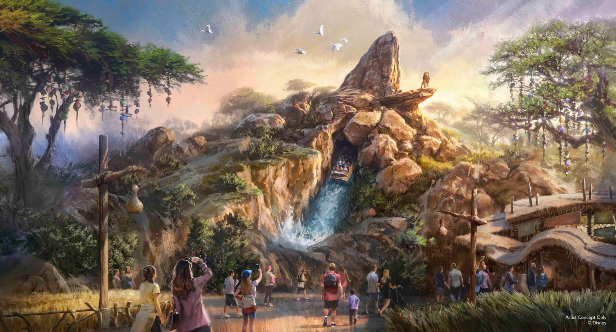 Le chantier du land Le Roi Lion (Pride Lands) a débuté à Disneyland ...
