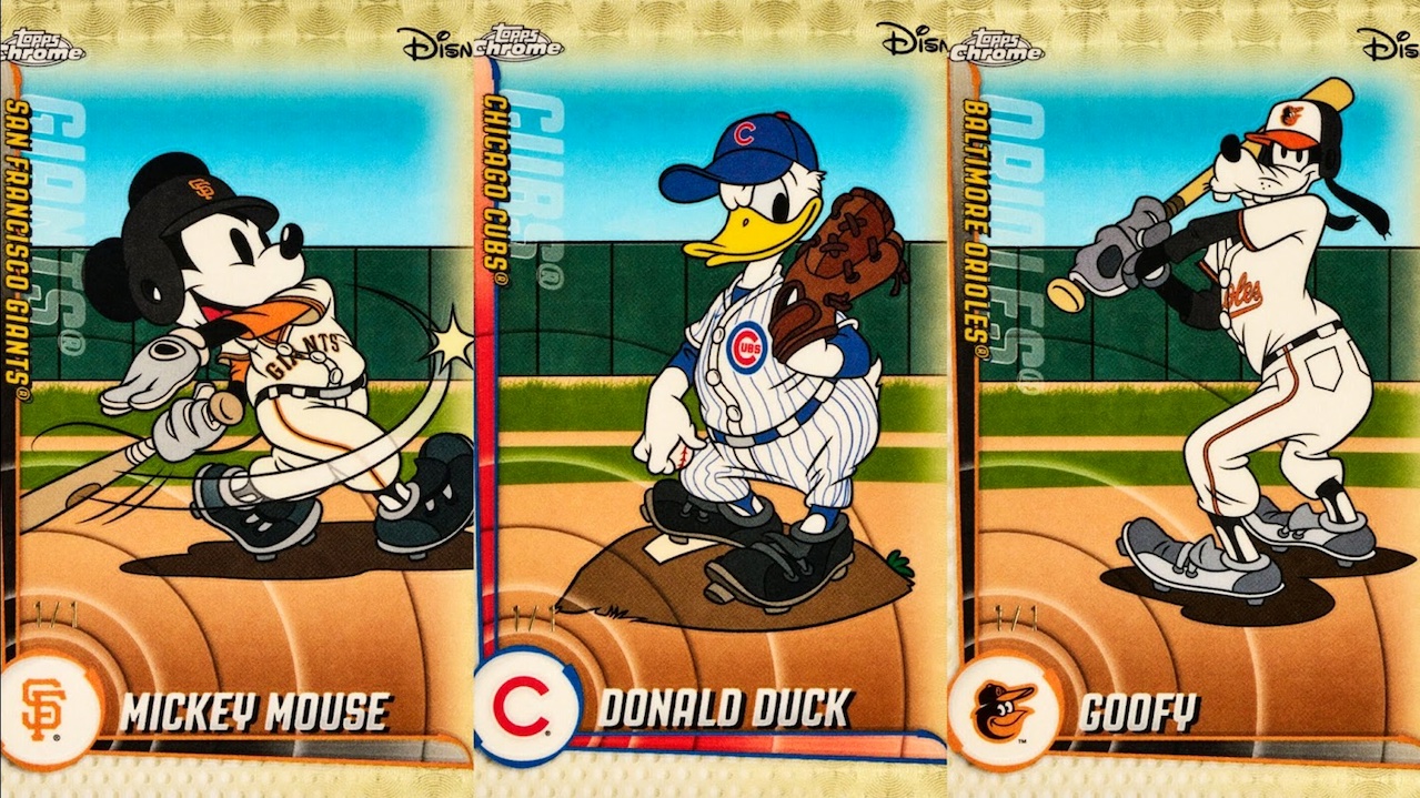 Disney et Topps unissent leurs forces pour intégrer Mickey, Donald et ...